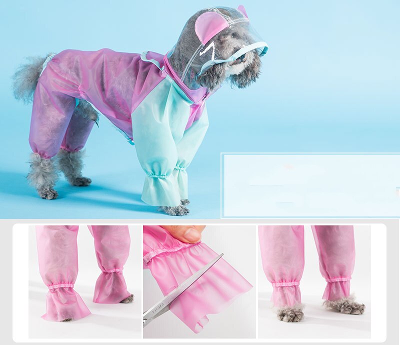 Pet Dog Waterproof Raincoat Jumpsuit Spring And Su... – Grandado