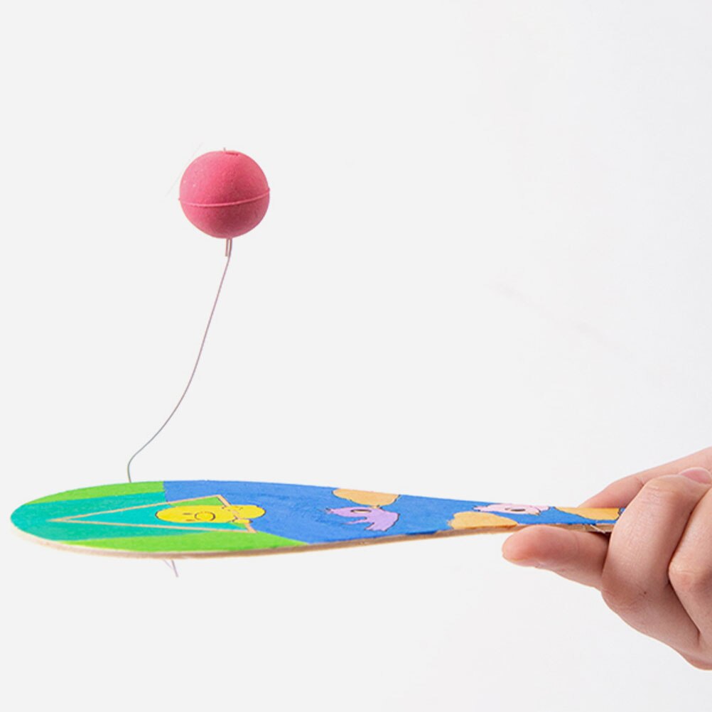 8pcs DIY Wooden Rackets Paddle Shape Wooden Racket... – Grandado