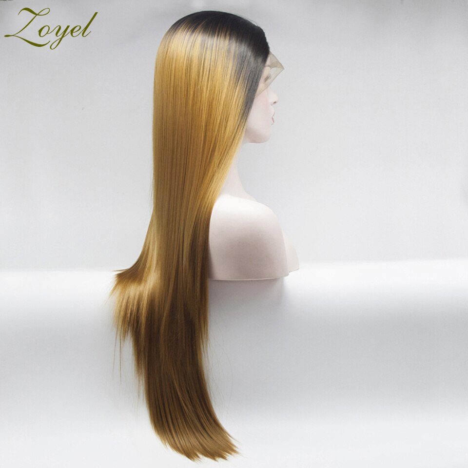 Zoyel – perruque Lace Front Wig 180% synthétique l... – Grandado