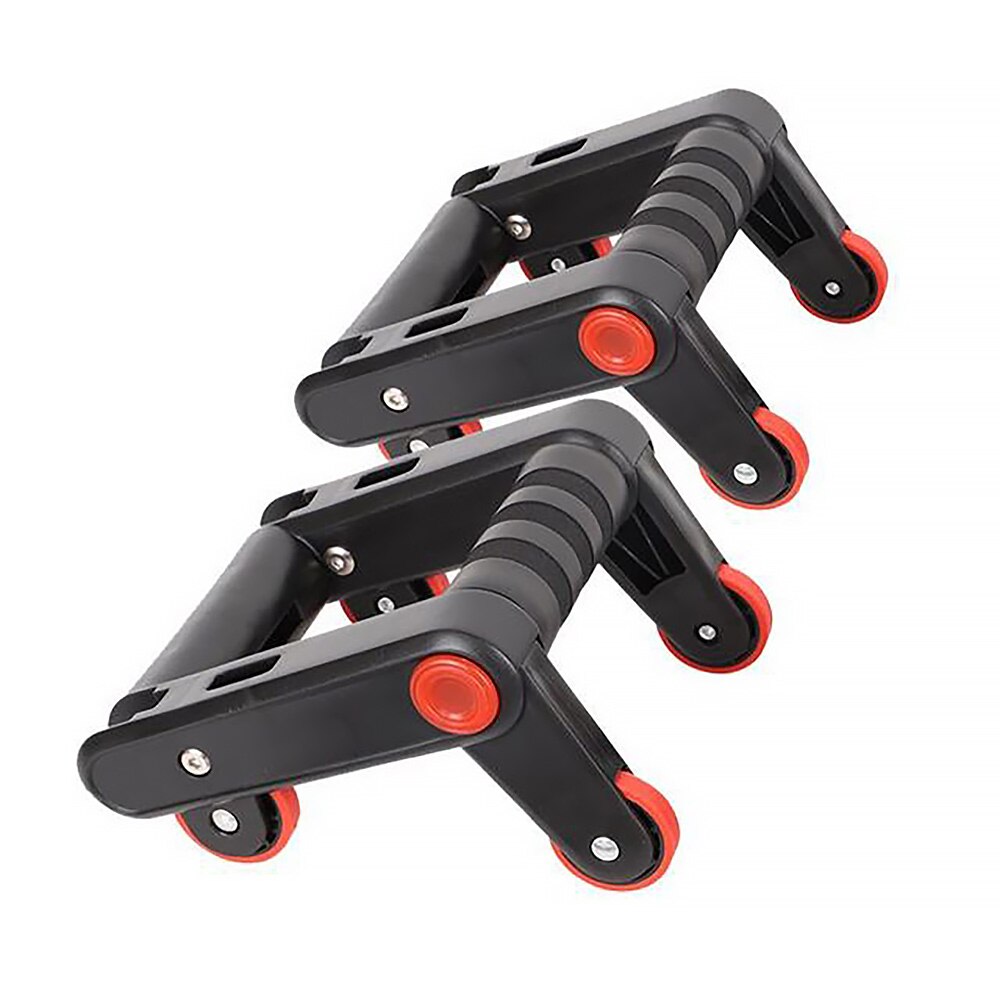 2 In1 Abdominale Roller Wheel Push Up Bars Ab Work... – Grandado