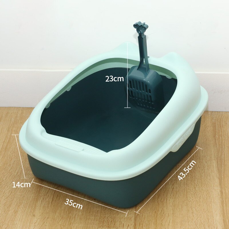 Cat Litter Box Pet Toilet Bedpan Potty Semi-enclos... – Vicedeal