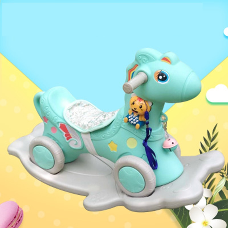 2 in 1 Rocking Horse for Kids Balance Bike for Tod... – Grandado