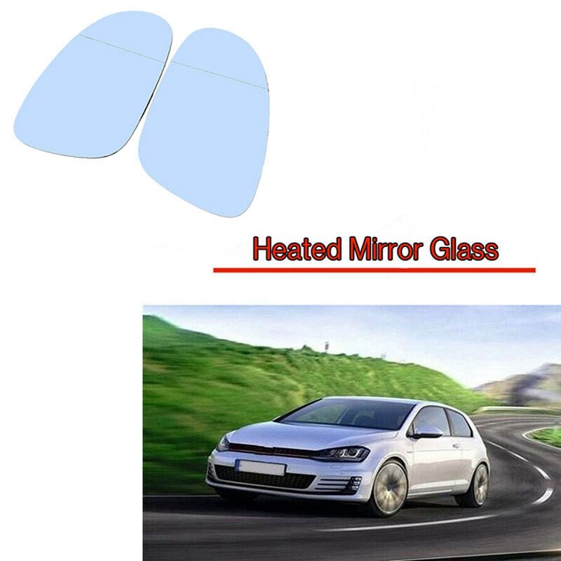 Driver/Passenger Side Wing Heated Mirror Glass Blu... – Grandado