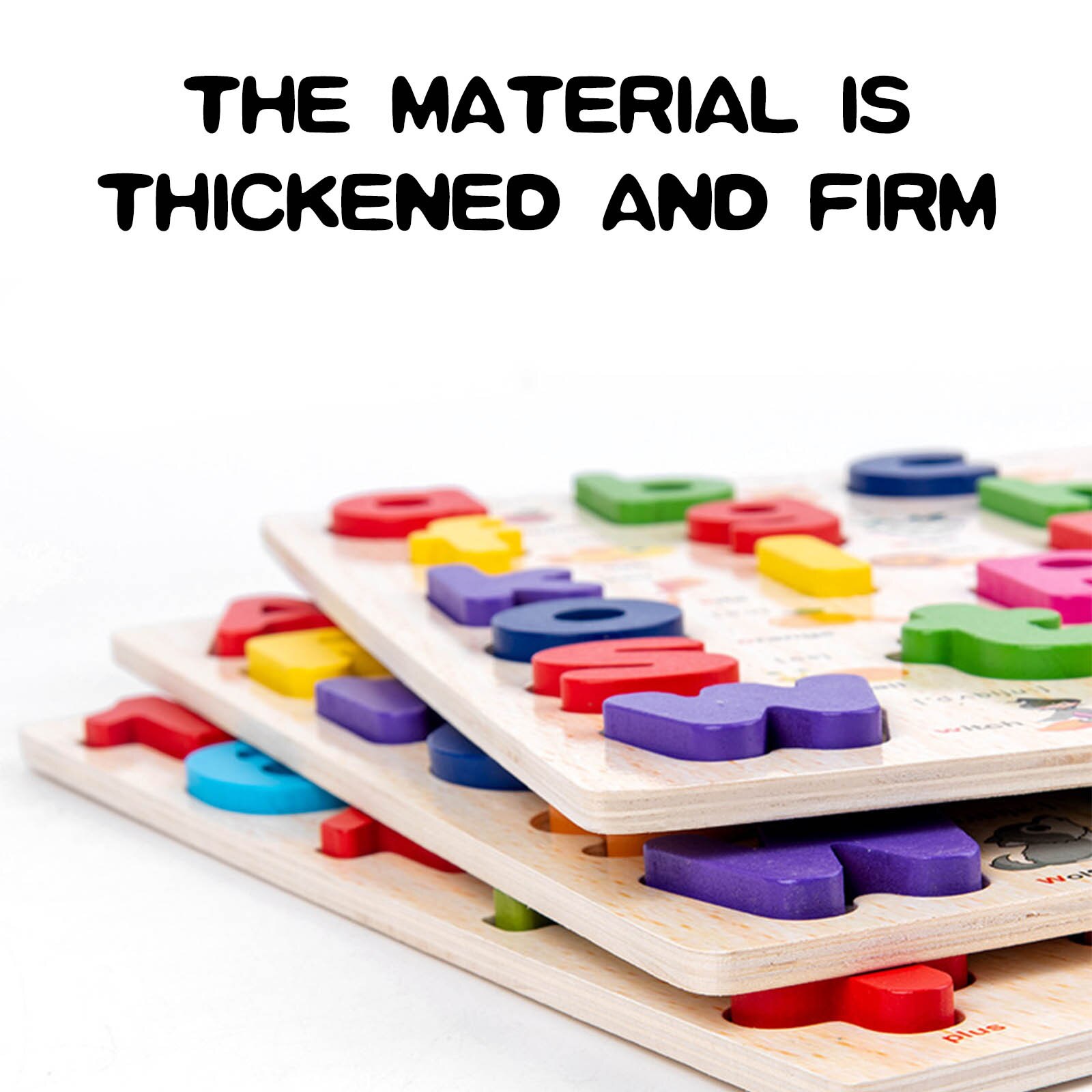 ABC Puzzle Digital Wooden Toys Early Learning Jigs... – Grandado