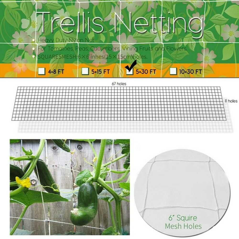 Garden Nylon Plant Grow Fence Net Trellis Netting ... – Grandado