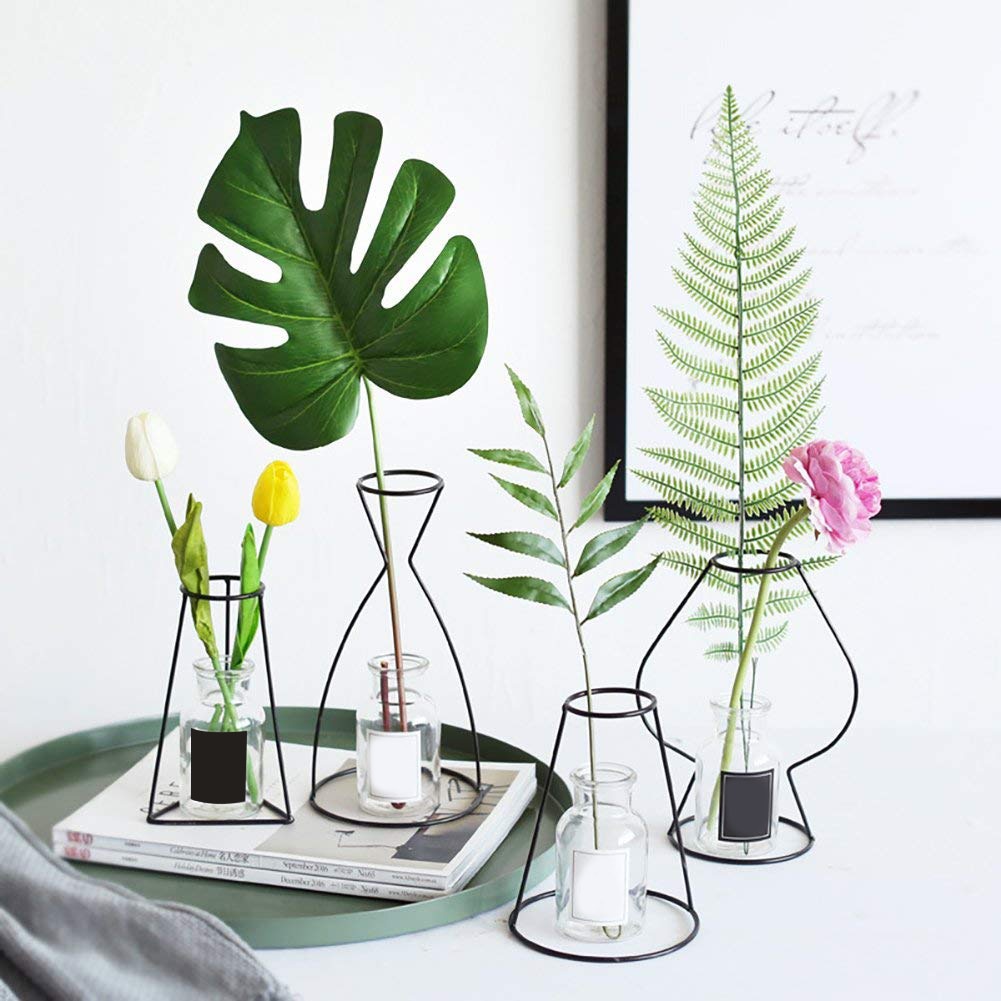 10 Large Plastic Artificial Green Loose Tail Leaf ... – Grandado