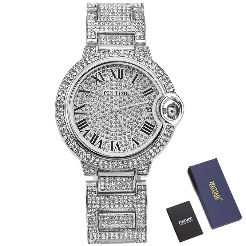 PINTIME Roman Numeral Man Wrist Watch Clock Male W... – Vicedeal
