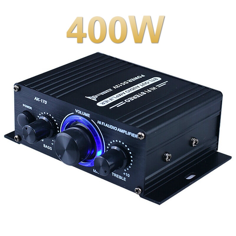 400w kraft digital forsterker lyd mini effektforst... – Grandado