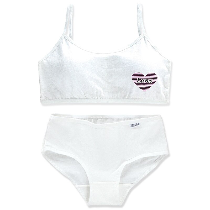 Conjunto de sujetador y bragas para niña adolescen... – Grandado