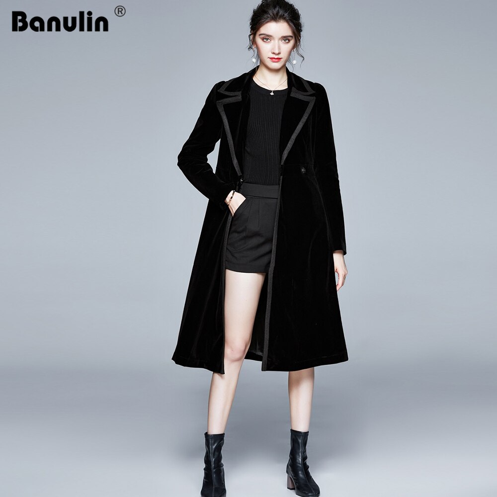 Autumn Winter Women's Coat Runway Women Vintage No... – Grandado