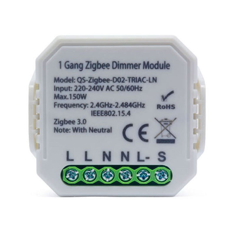 Lonsonho Tuya Zigbee Smart Dimmer Module Met Neutr... – Vicedeal