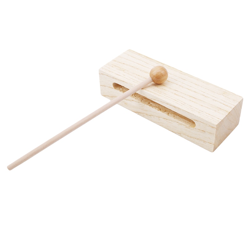 Holz Percussion Block Holzschnitt Mit Mallet Exqui... – Vicedeal