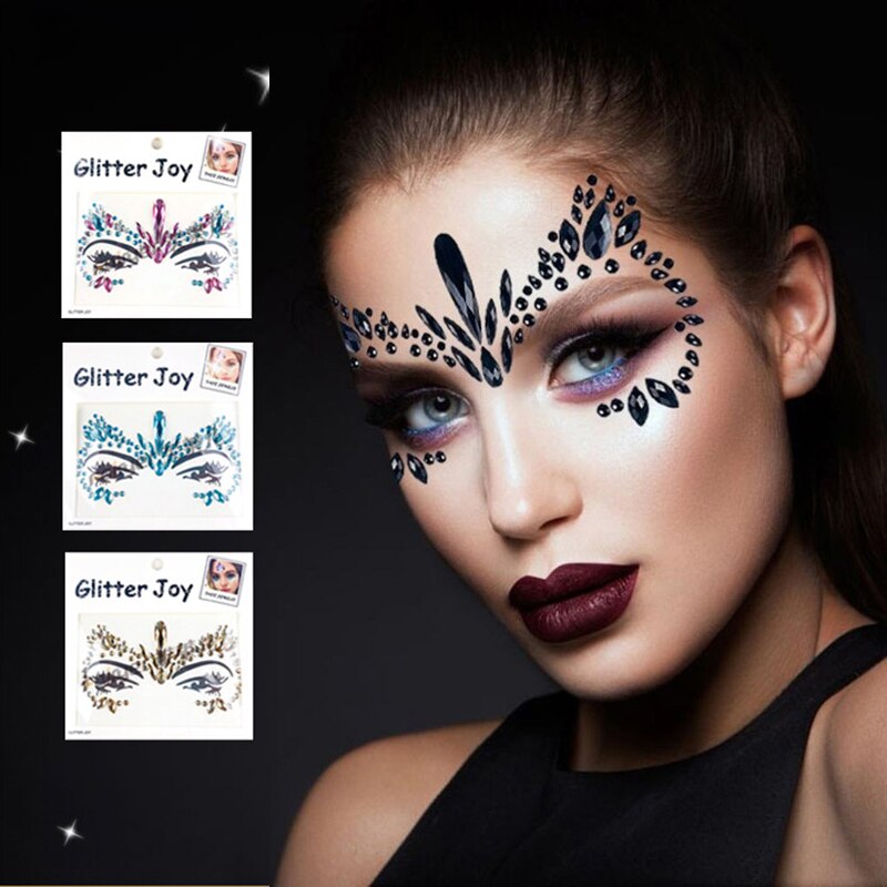 Christmas DIY Eyebrow Face Body Art Adhesive Cryst... – Vicedeal