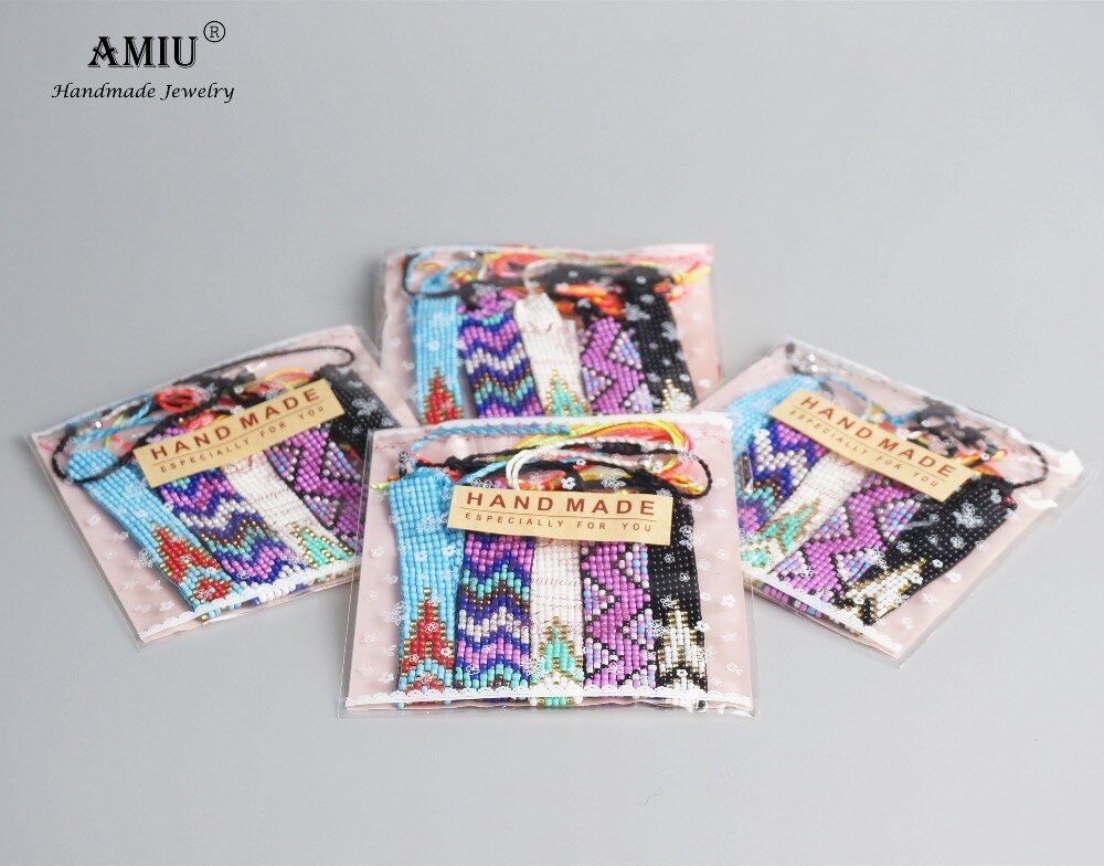 AMIU-pulsera de la amistad hecha a mano para hombr... – Grandado