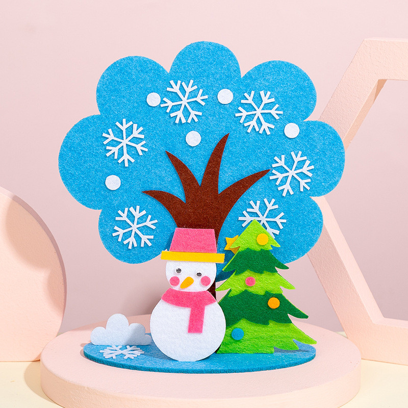 DIY Handmade Four Seasons Tree Crafts Toys Non-wov... – Grandado