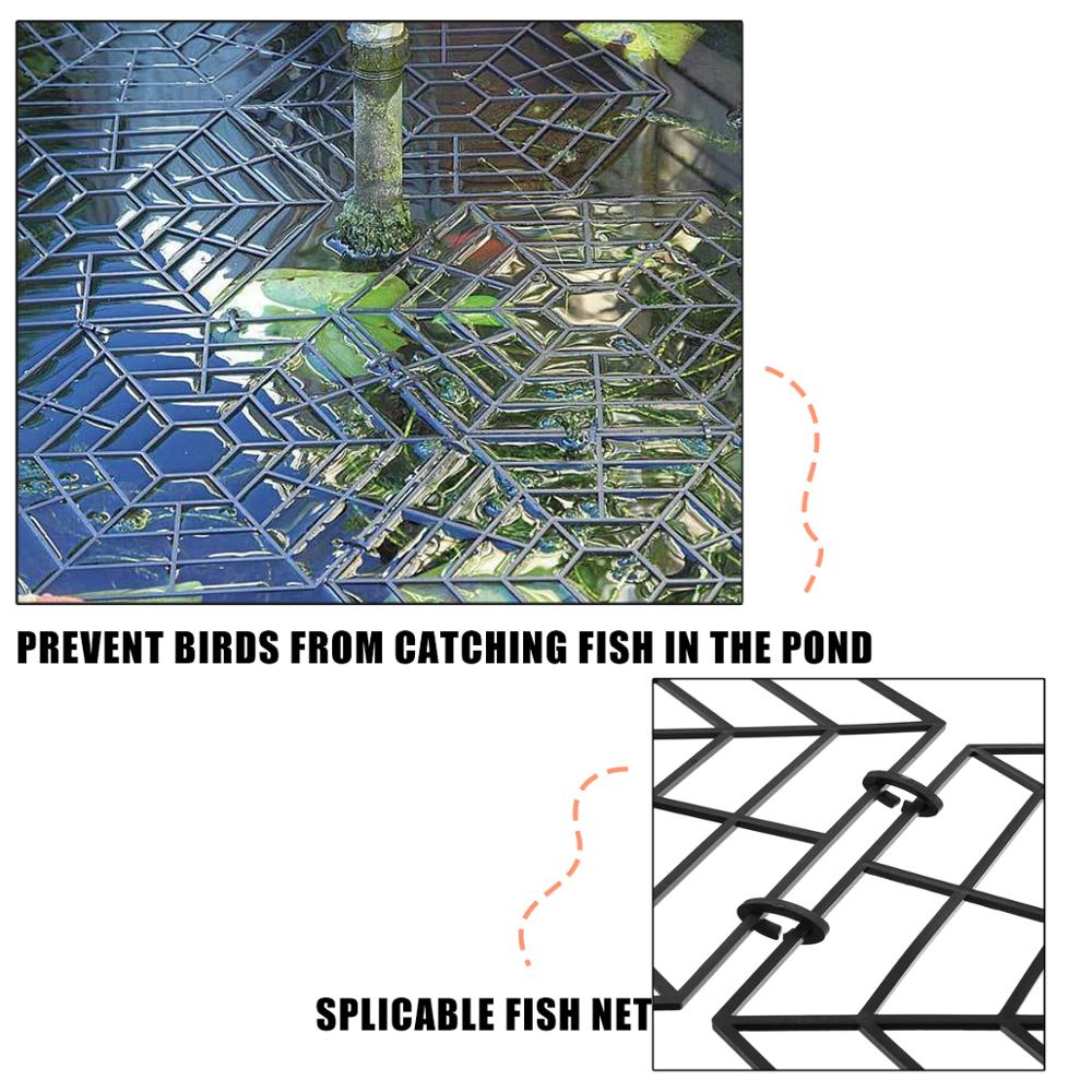 10/20X Floating Fish Pond Guard Protector Grid Pla... – Grandado