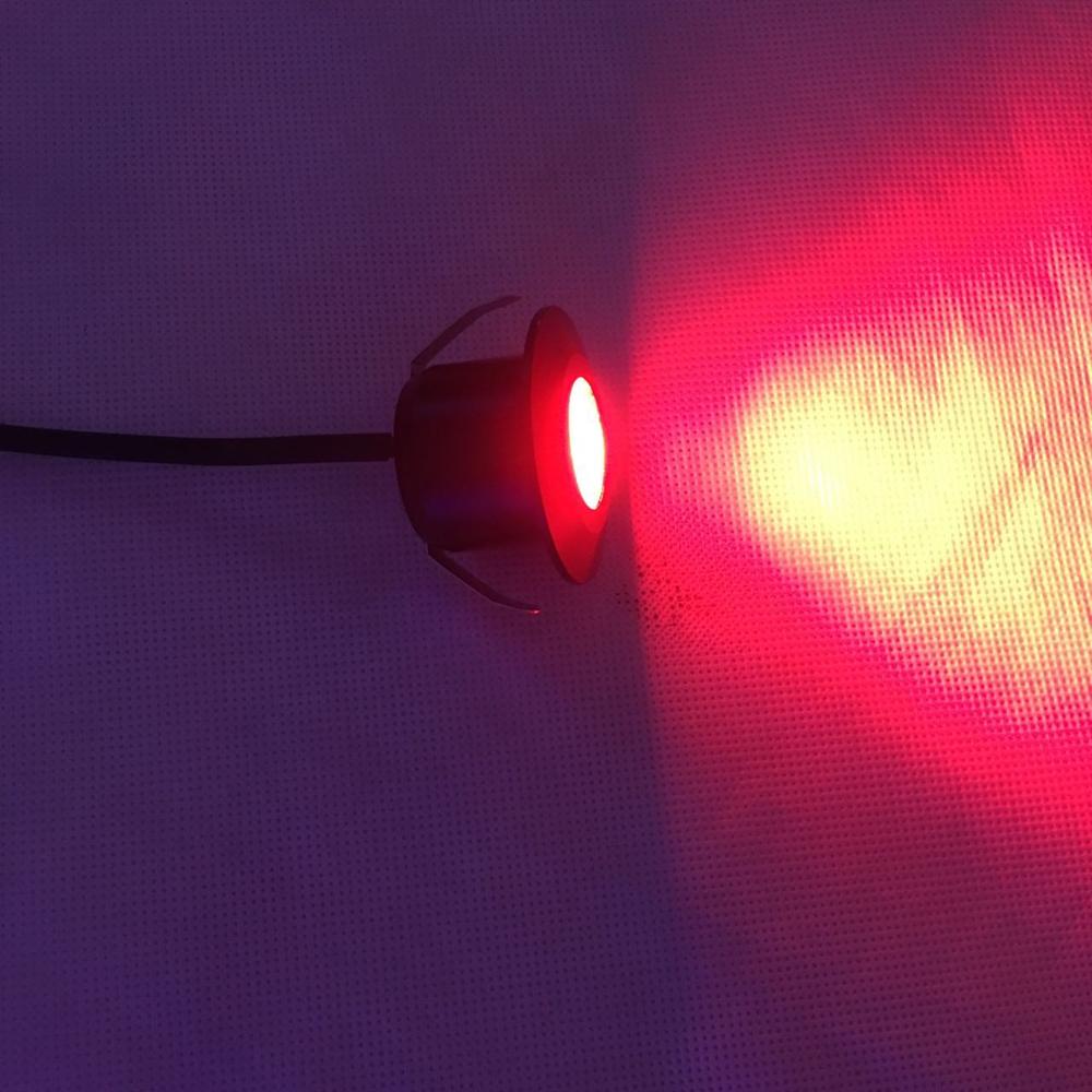 1pcs balck fram RED Mini LED Downlights 3.5W 39mm ... – Vicedeal