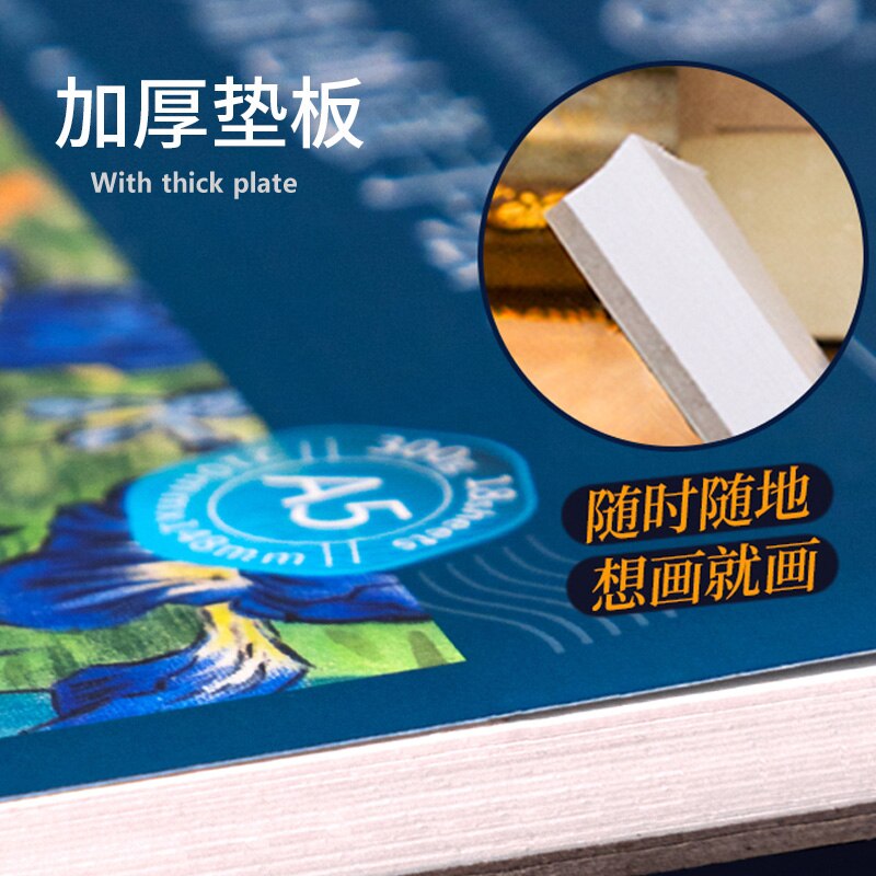 Color Lead Hand Painted Book A3 A4 A5 A6 Water Sol... – Grandado