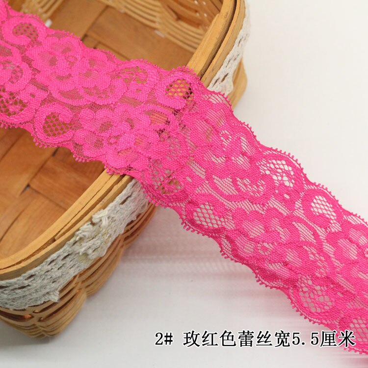 Resårband mer blommig kant 1 meter/lot stretch tri... – Grandado