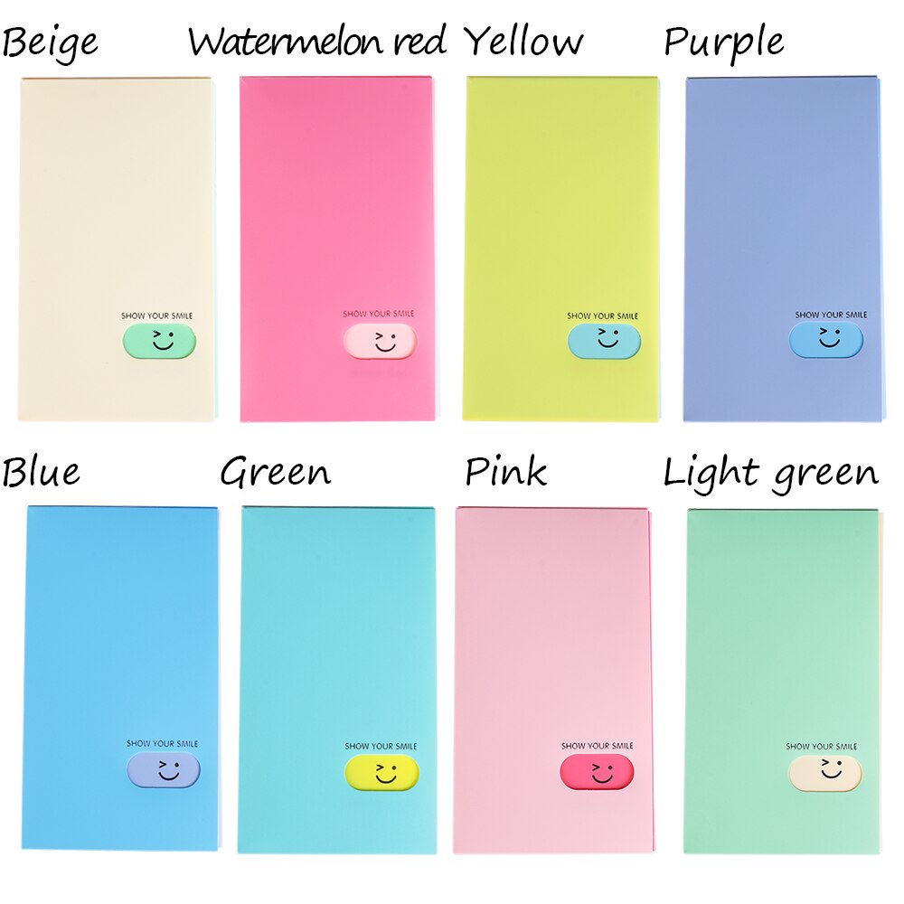 120 Pockets Smile Face Lomo Card Photocard Name ID... – Grandado