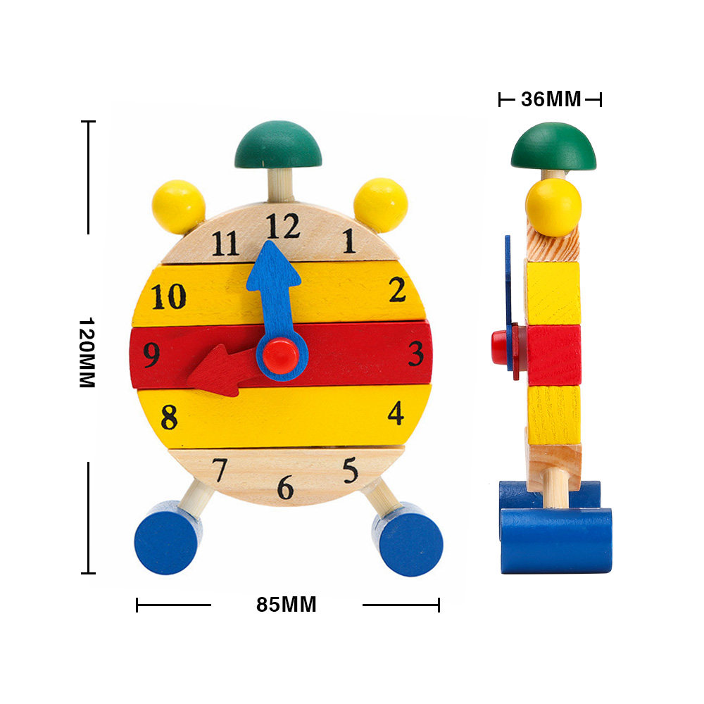 Enjoybay Disassemble Wooden Clock Toy Time Learnin... – Grandado