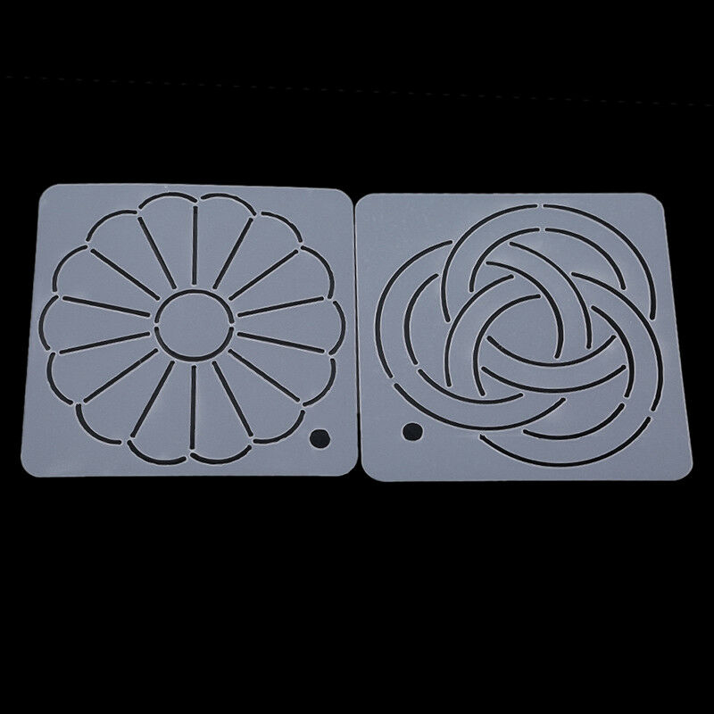 9pcs DIY Flower Plastic Quilting Stencil Template ... – Grandado