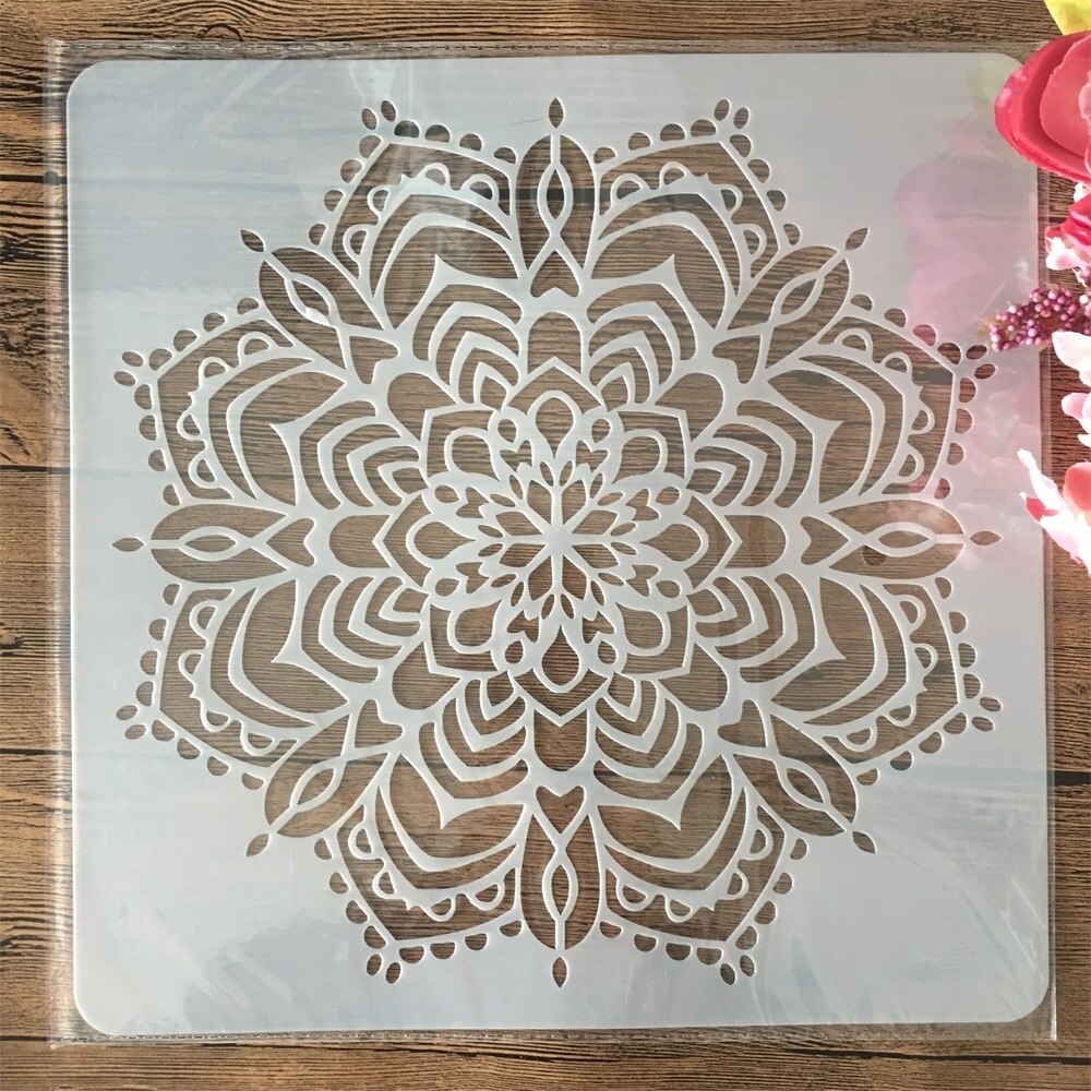 30*30Cm Mandala Geometrie Octagon Flower Diy Gelaa... – Vicedeal