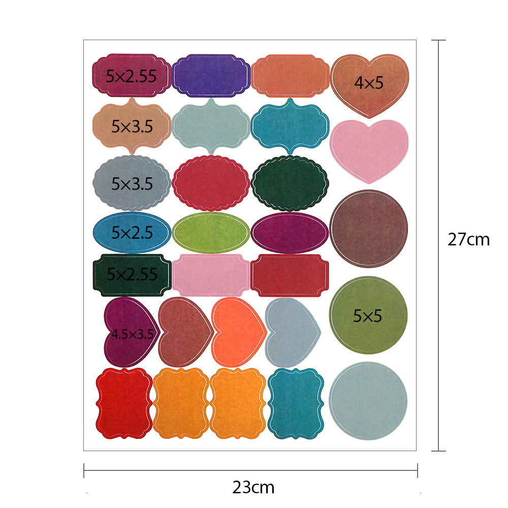 Waterdichte Gekleurde Krijtbord Etiketten Keuken S... – Grandado