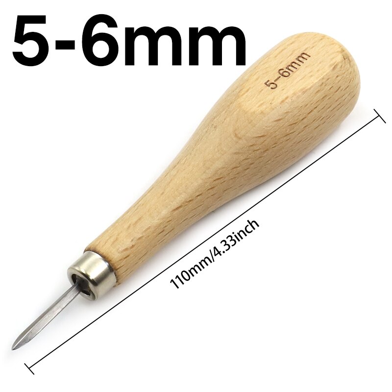 DIY Leather Awl Tools Manual Making Leather Rhombo... – Vicedeal