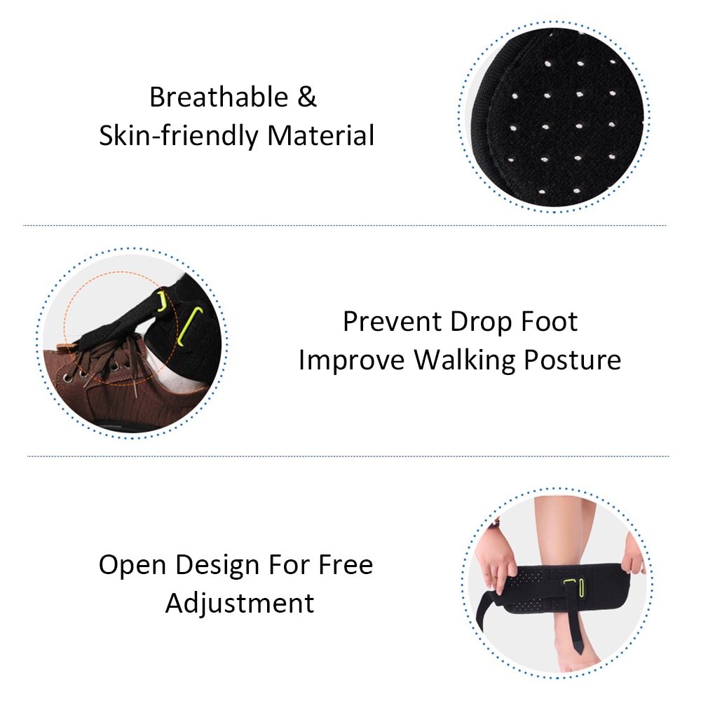 Vertical Foot Brace Adjustable Splint Corrector Tr... – Grandado