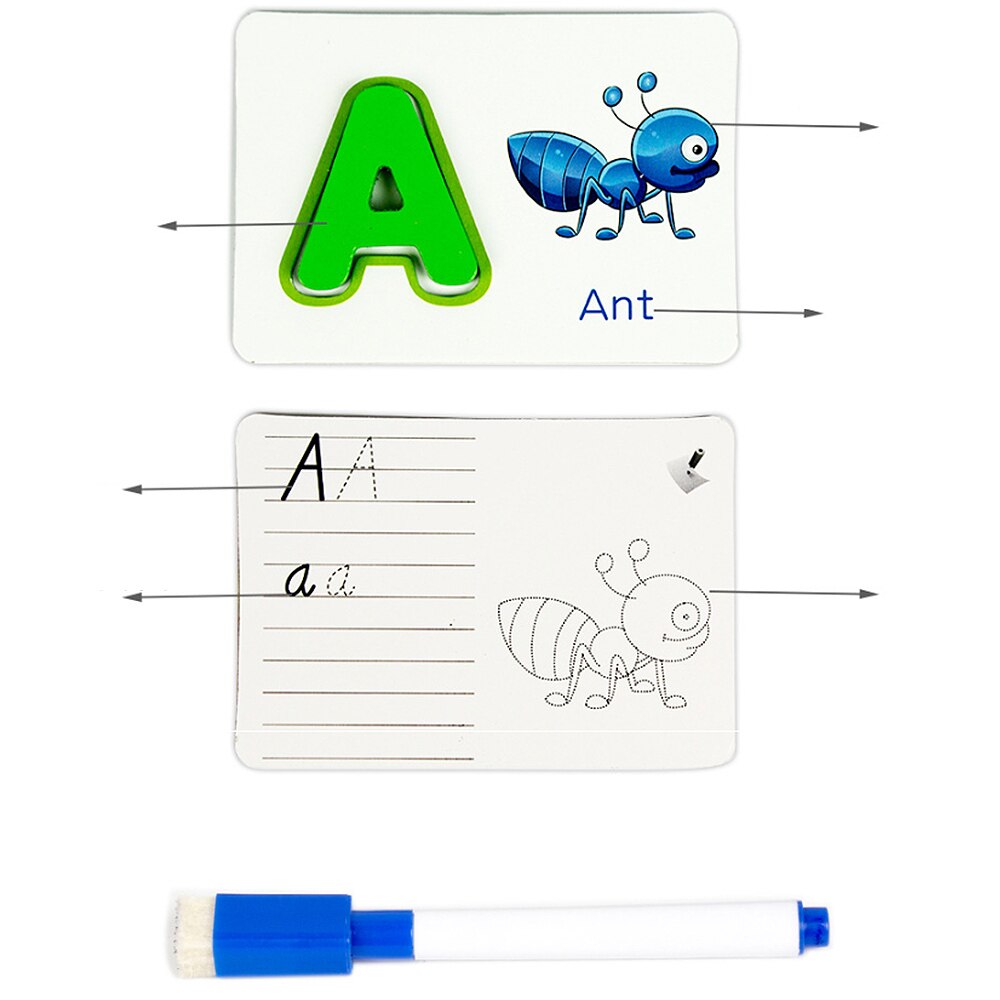 Children Alphabet Puzzle Game Card English Alphabe... – Grandado