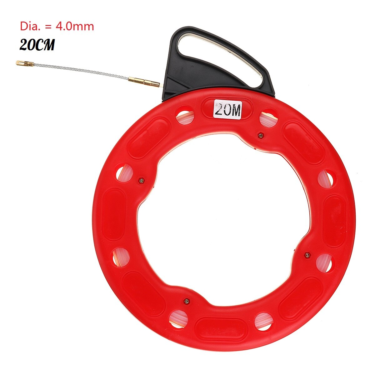 20M 4mm Fish Tape Puller Wire Nylon Tape Flexible ... – Grandado
