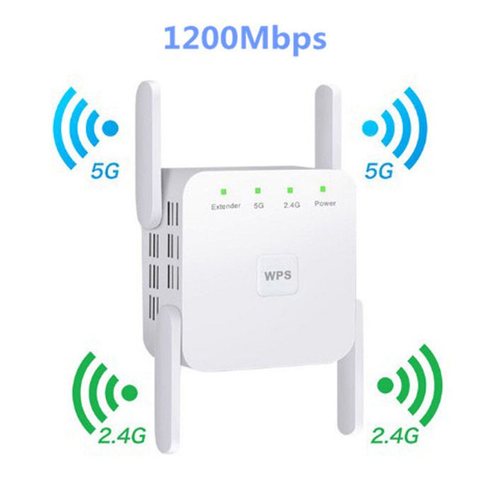 1200Mbps 2.4G 5G Wireless Extender Repeater WiFi S... – Vicedeal