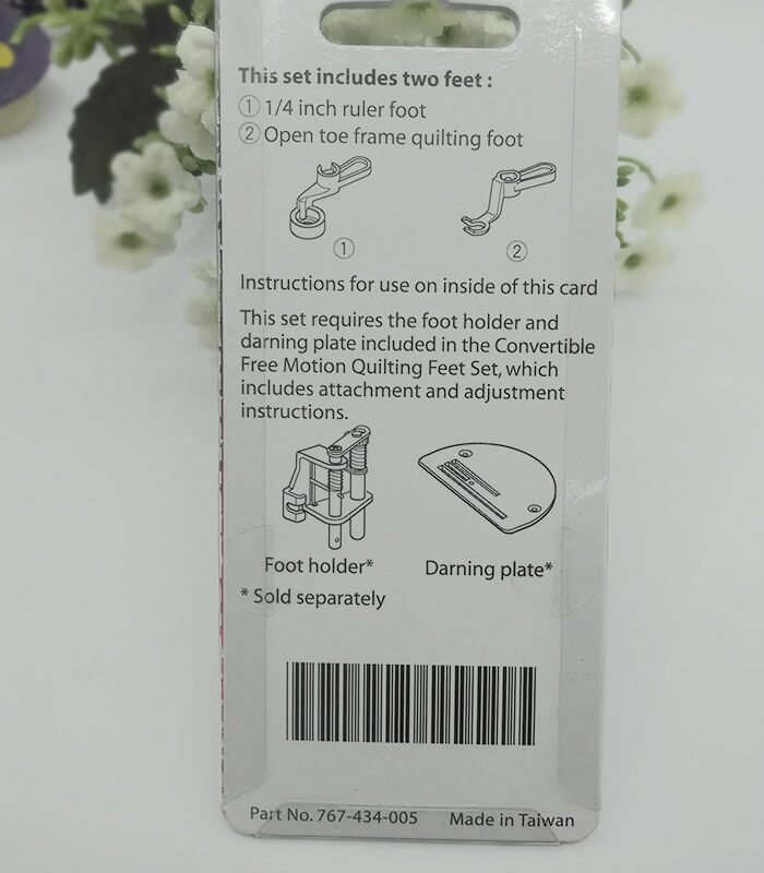 JANOME Free Motion Frame Quilting Feet Set for 160... – Grandado