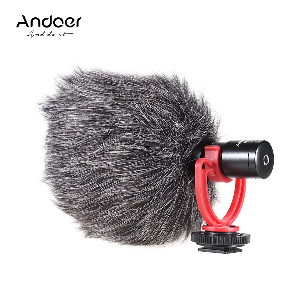 Andoer AD-M2 Microphone Metal Video Mic 3.5mm Plug... – Vicedeal