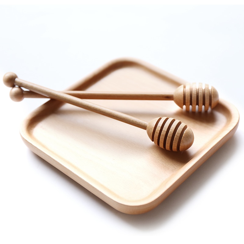 Wooden Honey Stick Tea Honey Dipper Stirring Spoon... – Grandado