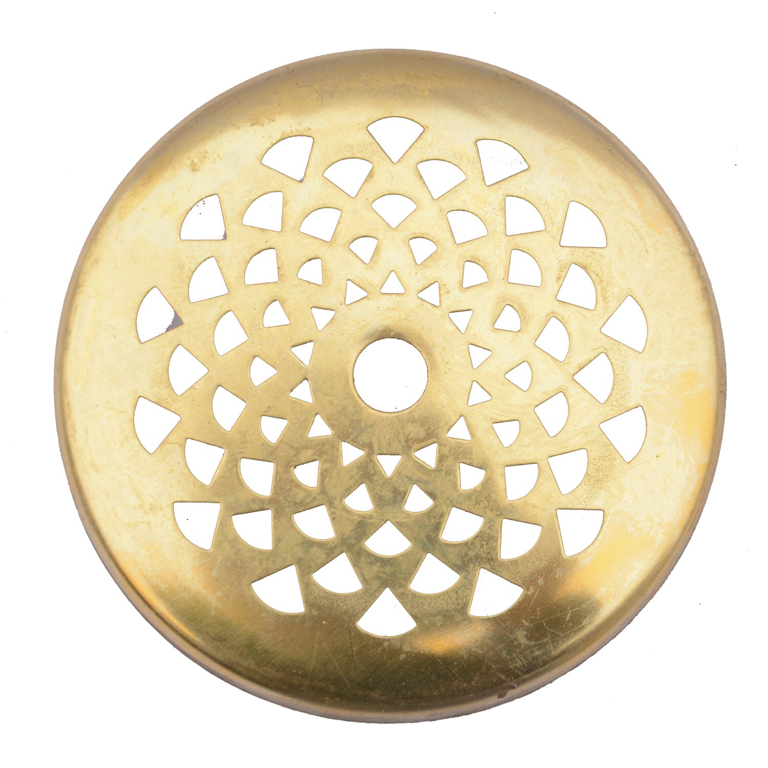 Perforated Flat Brass Vase Cap for Lamp-Unfiished ... – Vicedeal