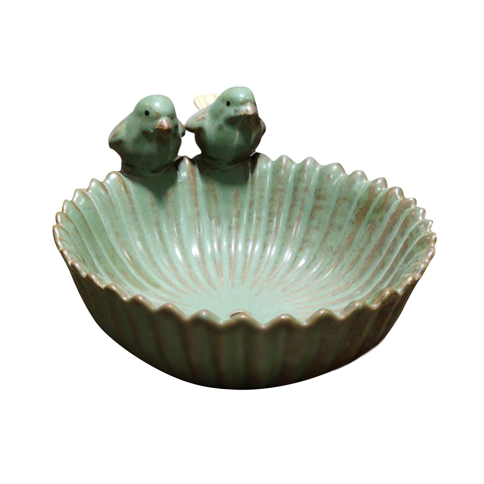 Bird Feeder Ceramic Bird Baths Bird Nest Bird Basi... – Grandado