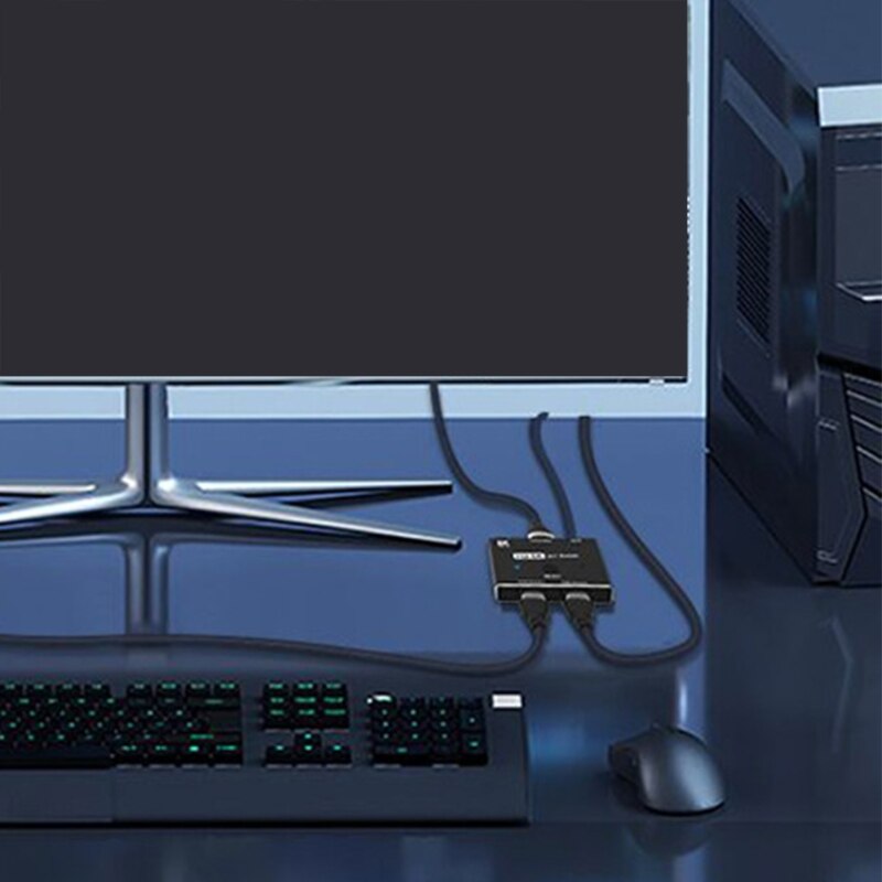 Upgrade 8k HDMI-compatiible KVM Switch 2 X1 Two Po... – Grandado
