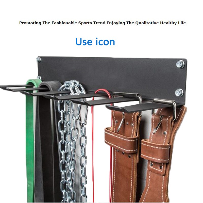 Wall Mounting Hook Barbell Rod Rack Belt Rack Skip... – Grandado