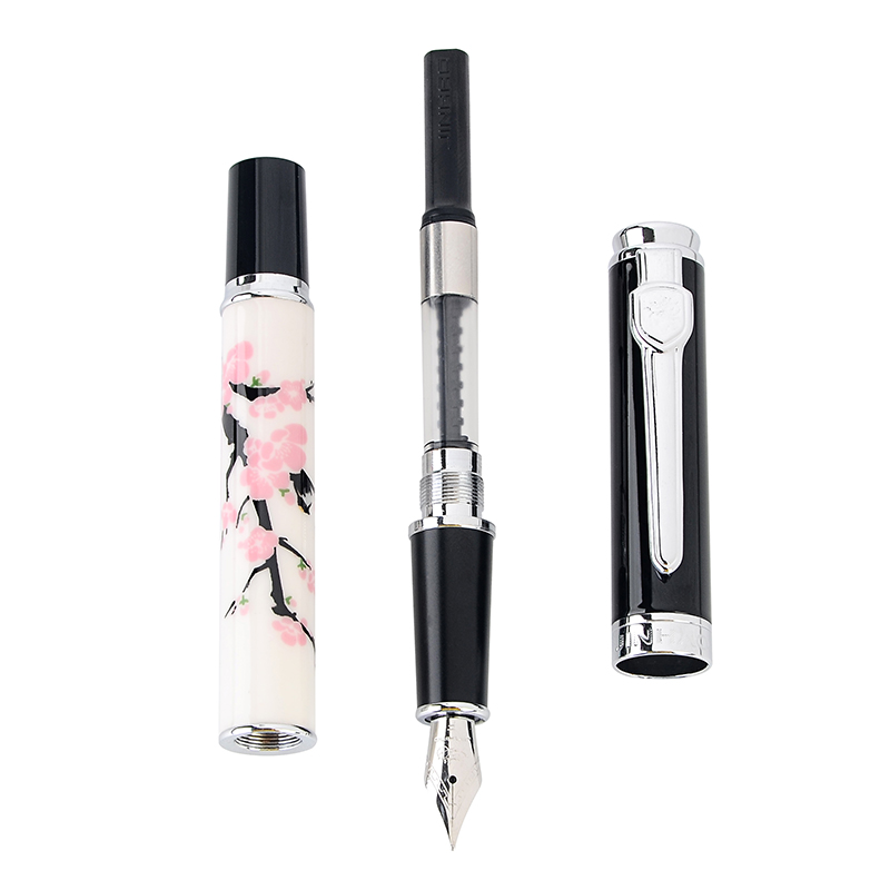 Ceramic Plum Blossom Iraurita Fountain Pen Wood Sh... – Vicedeal