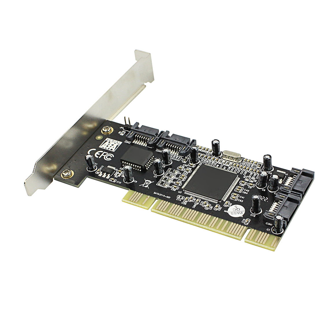 Pci Uitbreiding Add On Card 4 Poorten Sata 1.5Gbps... – Grandado