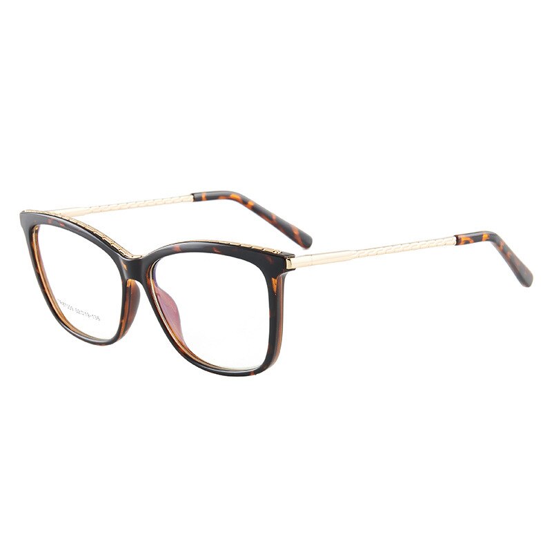 Plastic Frame Glasses Full Rim Myopia Eyewear Wome... – Grandado