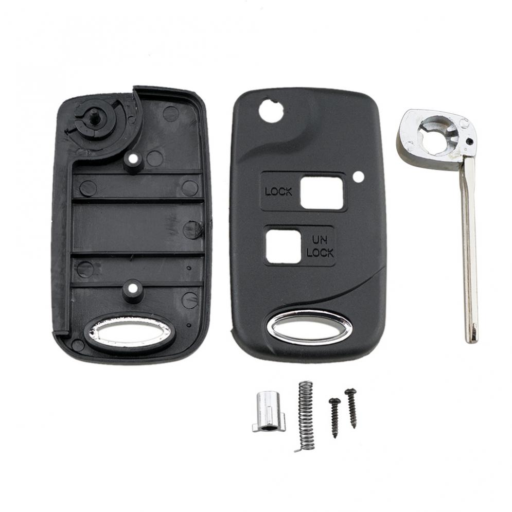 2 Buttons Modified Car Remote Key Shell Fit for To... – Grandado