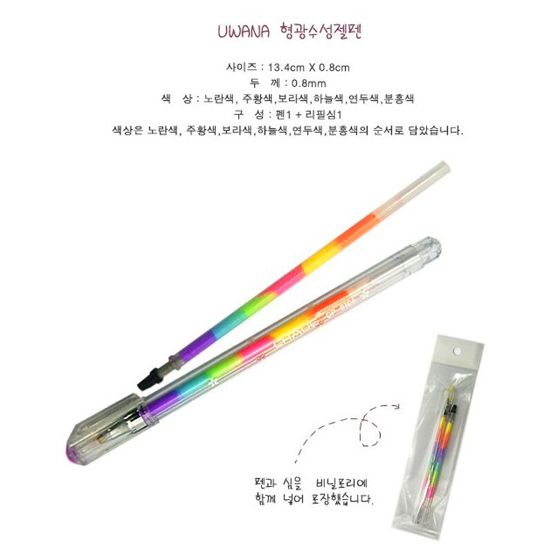 10 pcs/lot Rainbow gel pen South Korea Stationery ... – Grandado