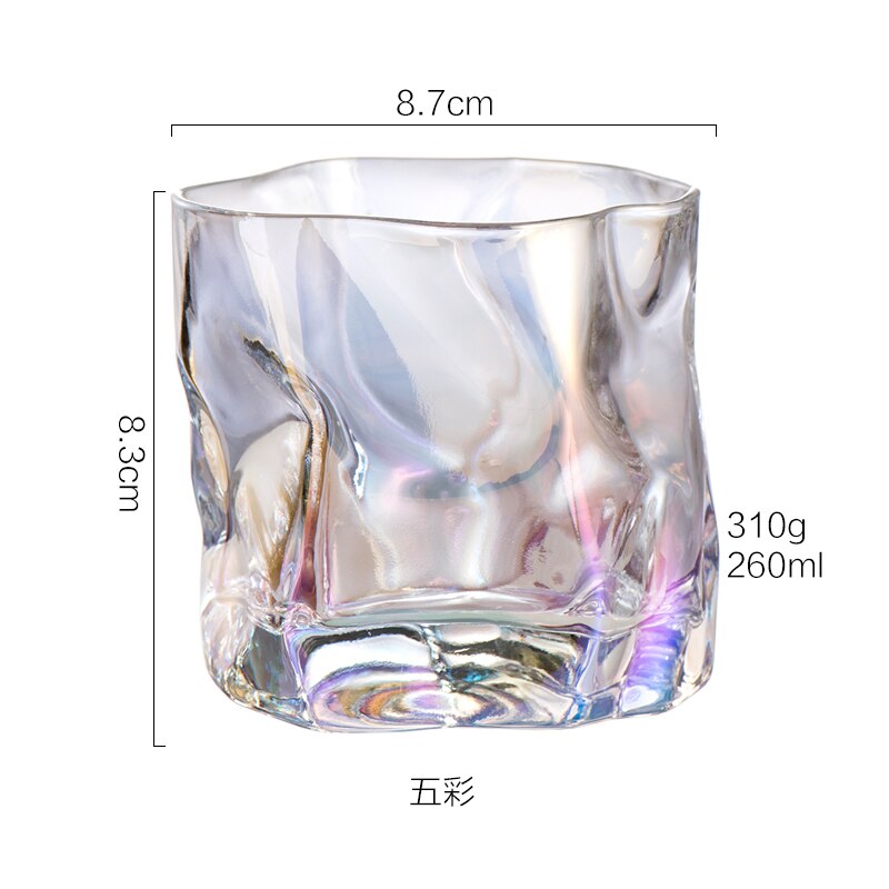 Creativity Irregular Glass Wine Glasses Nordic Mod... – Grandado