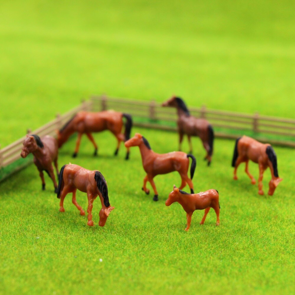 30pcs HO Scale Model Painted Farm Animals Horse Pa... – Grandado