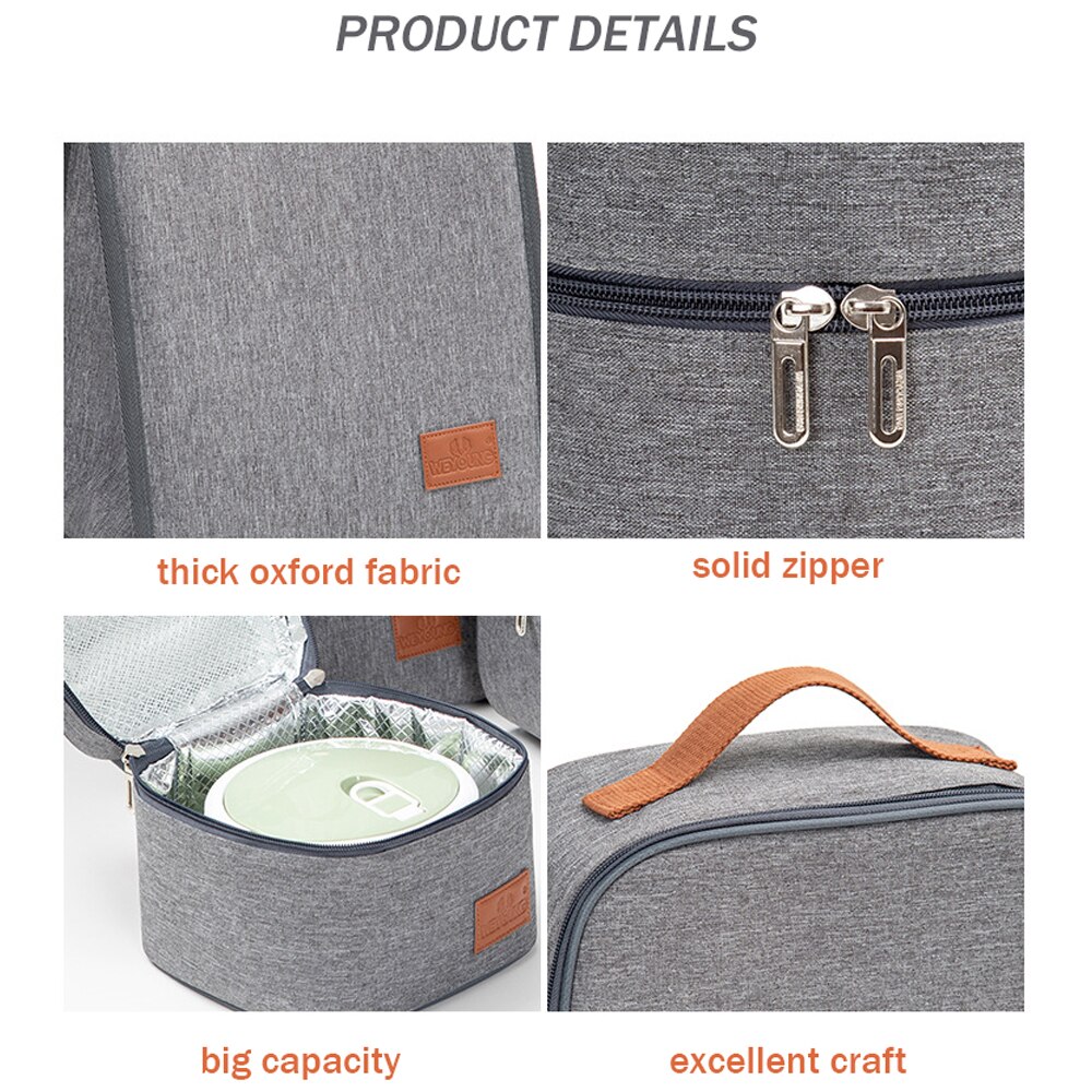 Drink Cooler Thermal Insulated Lunch Bag Carrying ... – Grandado