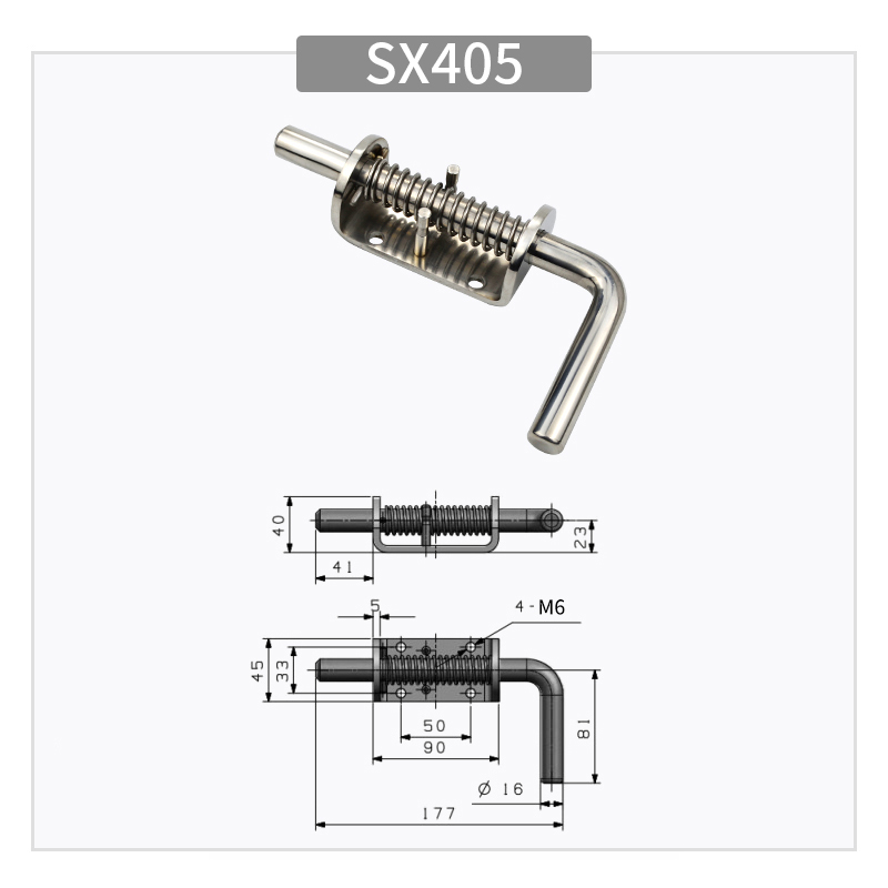 304 Stainless Steel Strip Spring Latch Door Latch ... – Grandado