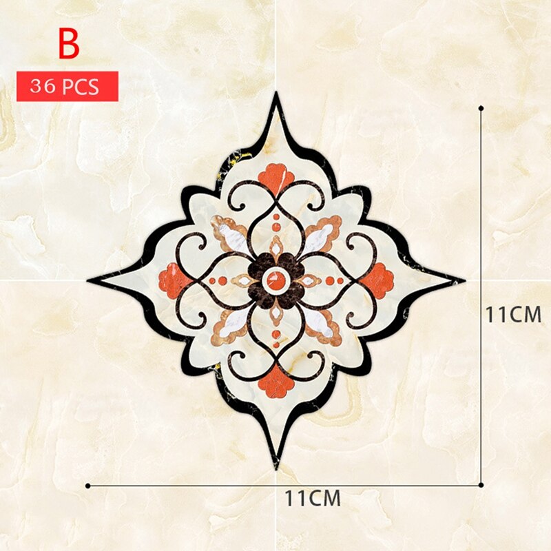 36Pcs Tile Diagonal Sticker Living Room Tile Decal... – Grandado